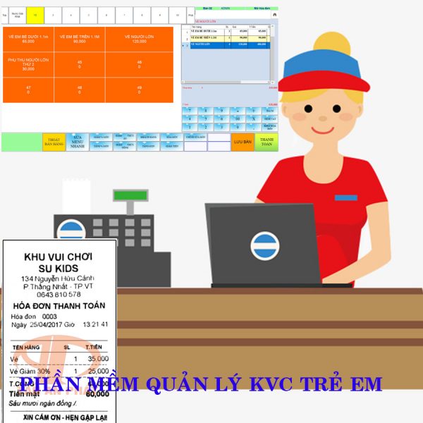3+ TIPS SỬ DỤNG PHẦN MỀM QUẢN LÝ KHU VUI CHƠI TRẺ EM. - Chống Thất Thoát
